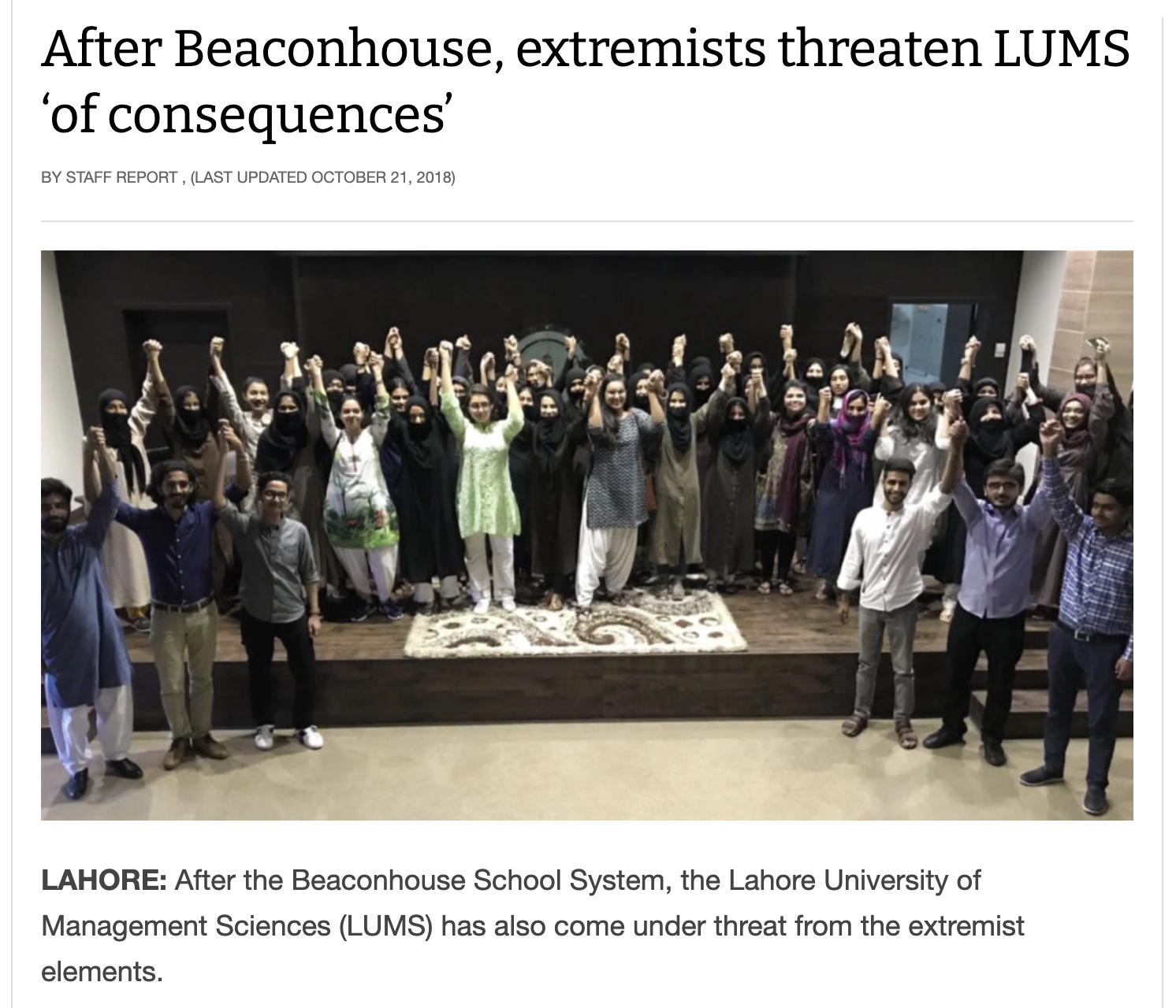 Life of an Ahmadi Muslim in Pakistan – Stop The Persecution of Ahmadi ...